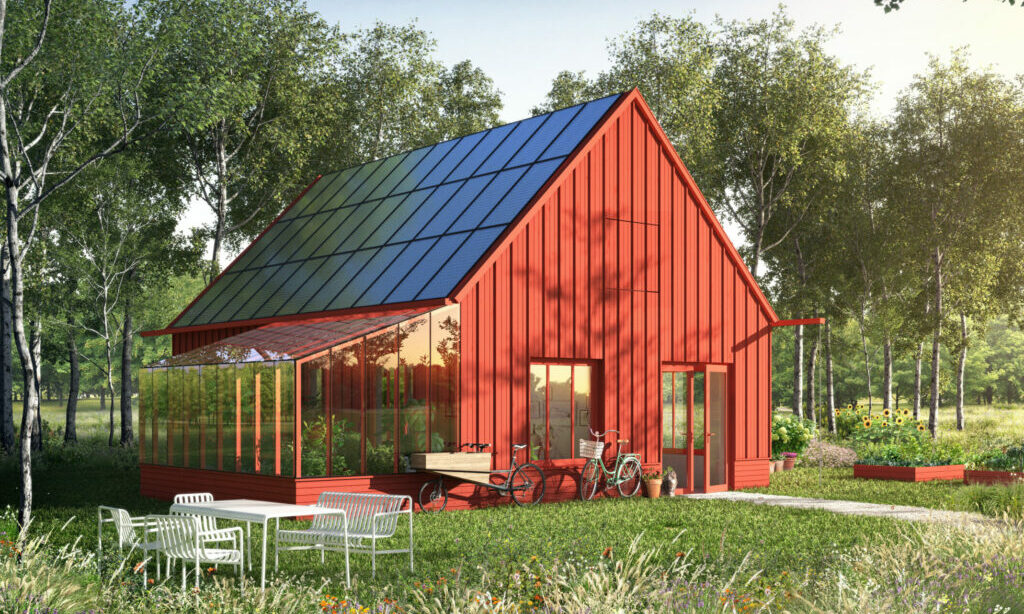 Besök på ETC solpark med deras nya Agenda 2030-anpassade villa "Torp ...